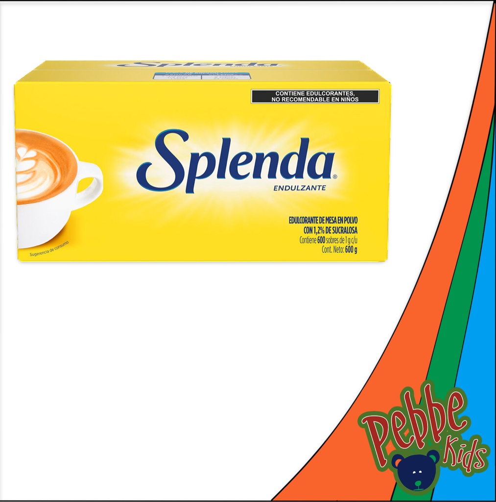 ENDULZANTE SPLENDA C/55 SOBRES | Distribuidora Pebe